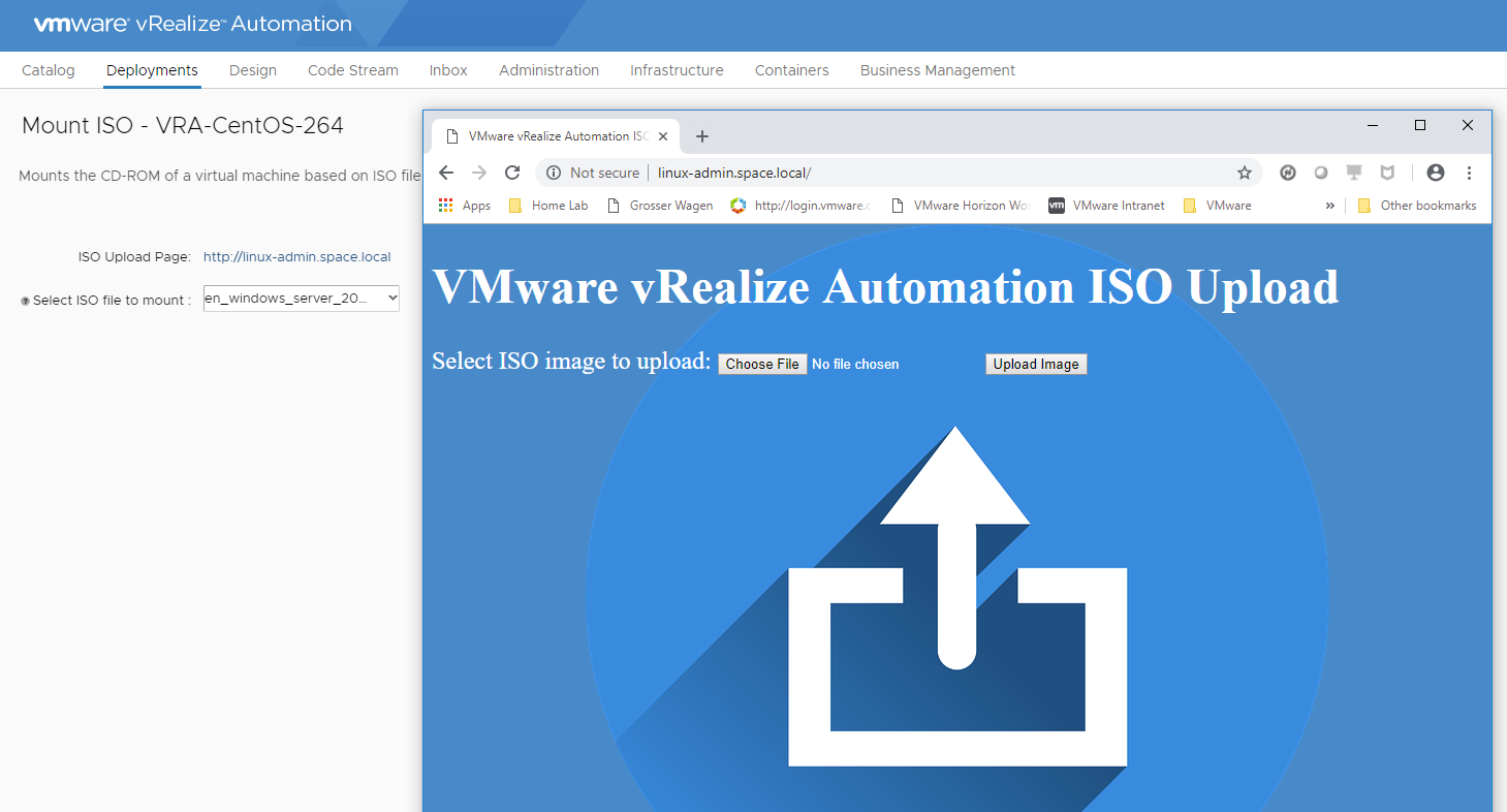 vRealize Automation ISO Upload und Mount » vrealize.it - TechBlog VMware SDDC